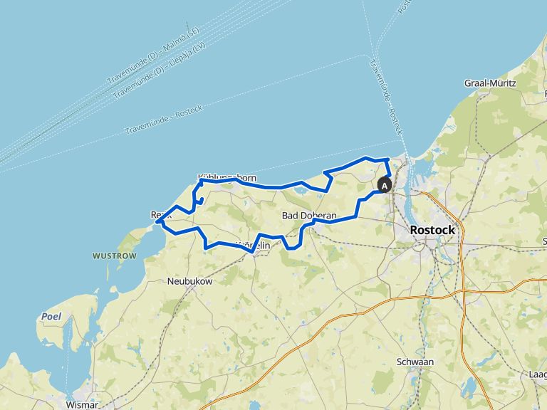 Warnemünde - Rerik und zurück | Fahrradtour | Komoot